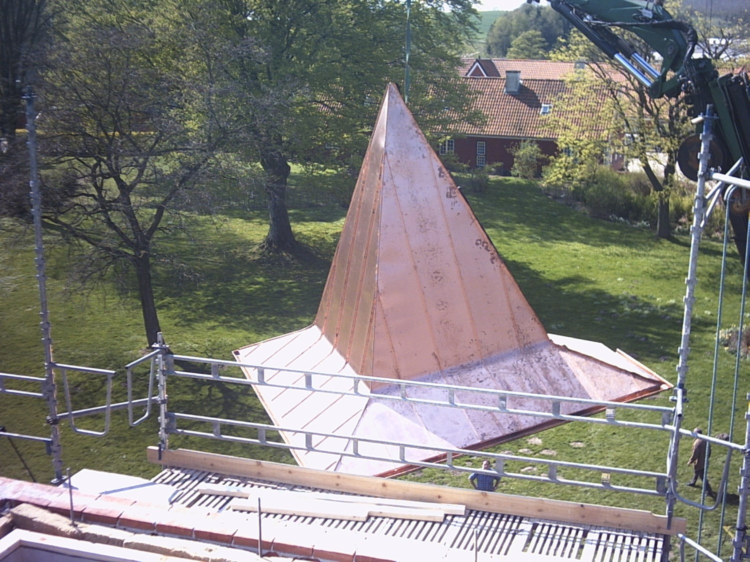 Zink eller kobber beklædning af tårne og spir i Odense & på Fyn