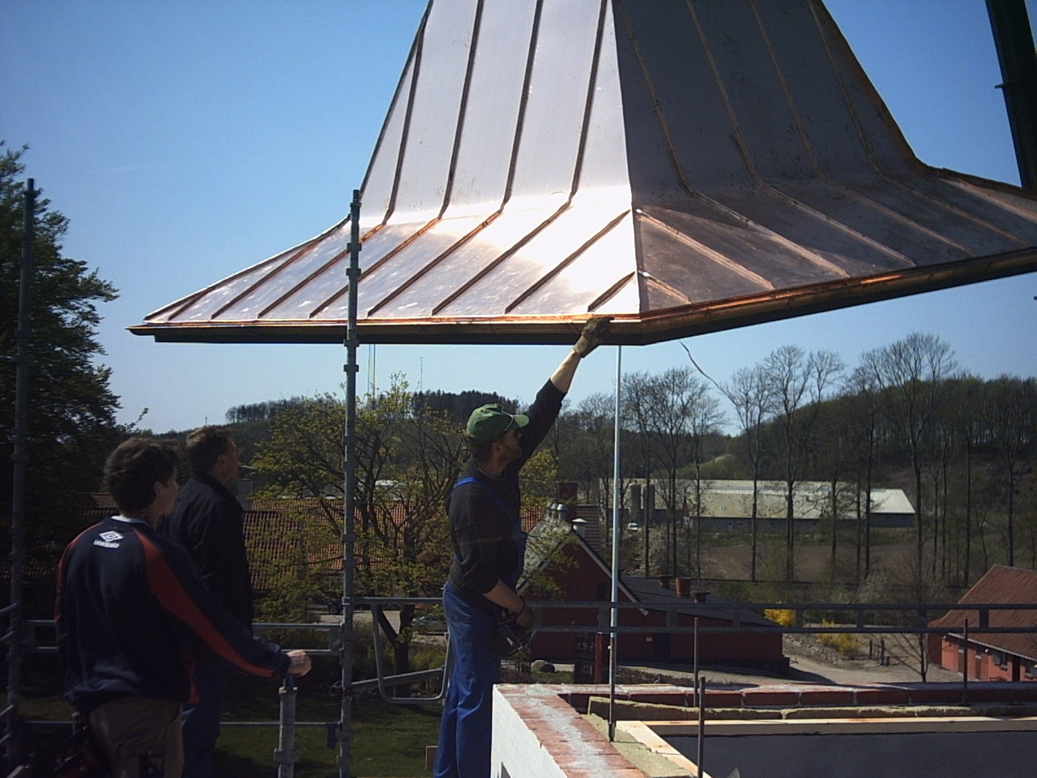 Zink eller kobber beklædning af tårne og spir i Odense & på Fyn