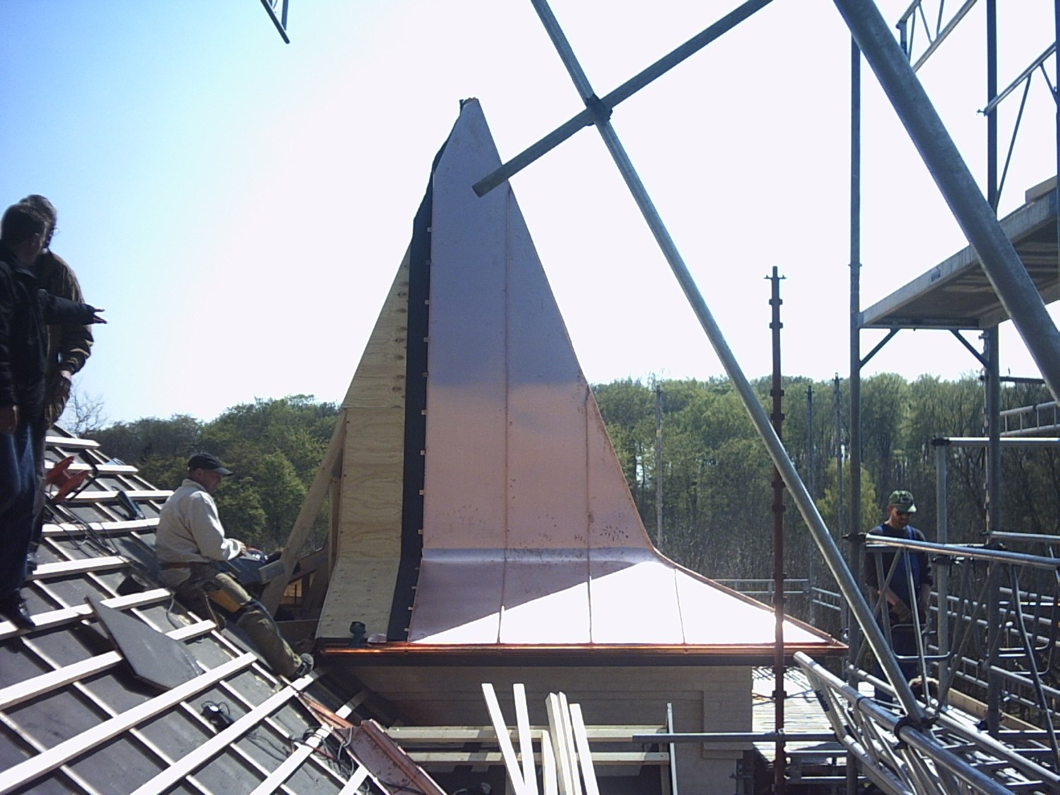 Zink eller kobber beklædning af tårne og spir i Odense & på Fyn